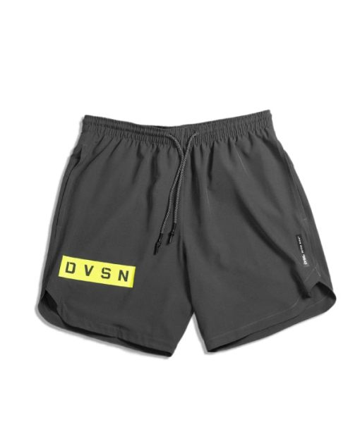 ONE-FLEX 7" Ultimate Gym Shorts Grey - Leader Logo | DVSN® Gear