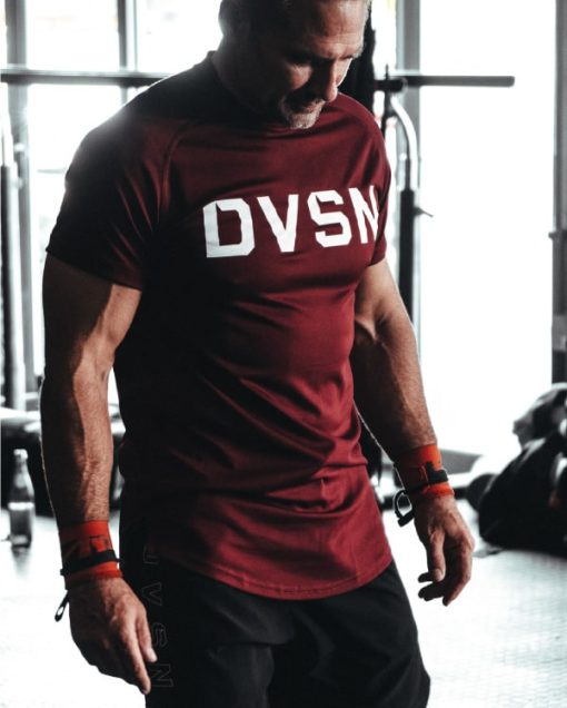 DELTA Tee. Ultimate Gym Shirt Maroon - Bold Logo | DVSN® Gear